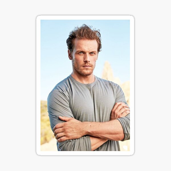 "Sam Heughan Art" Sticker for Sale by oxanaroy45 | Redbubble