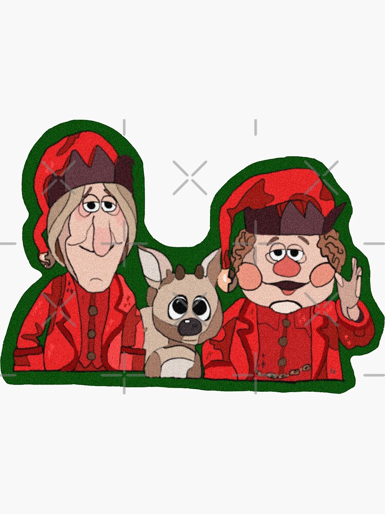 "The Year Without a Santa Claus - Elves" Sticker by aiden--burke ...