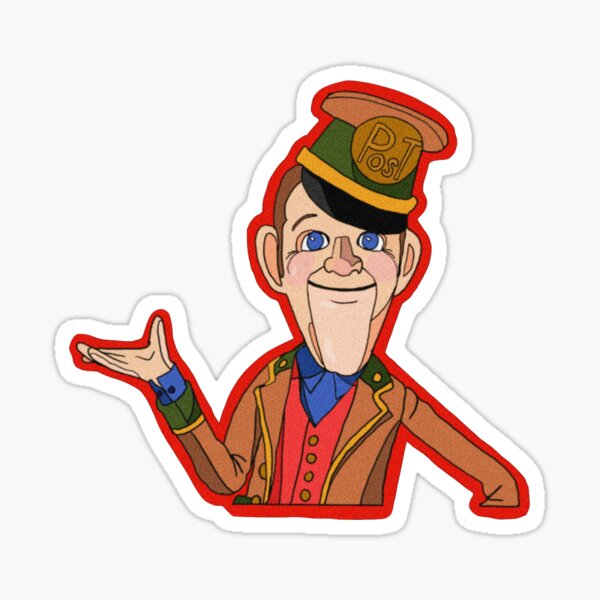 "The Year Without a Santa Claus - Postman" Sticker for Sale by aiden ...