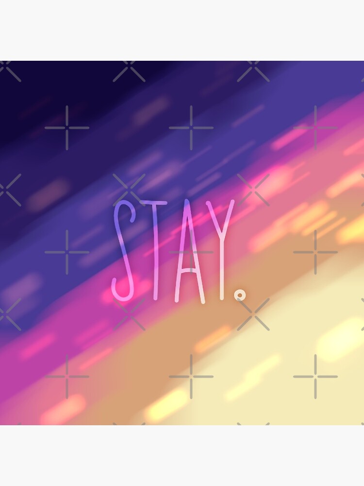 "Stay Album Cover Art" Poster for Sale by paracosmicc | Redbubble