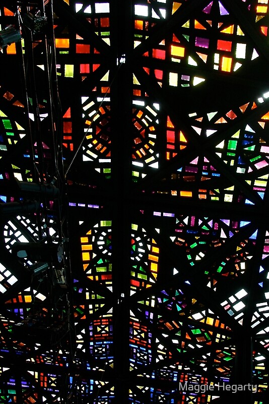 "Stained glass ceiling, NGV" by Maggie Hegarty | Redbubble