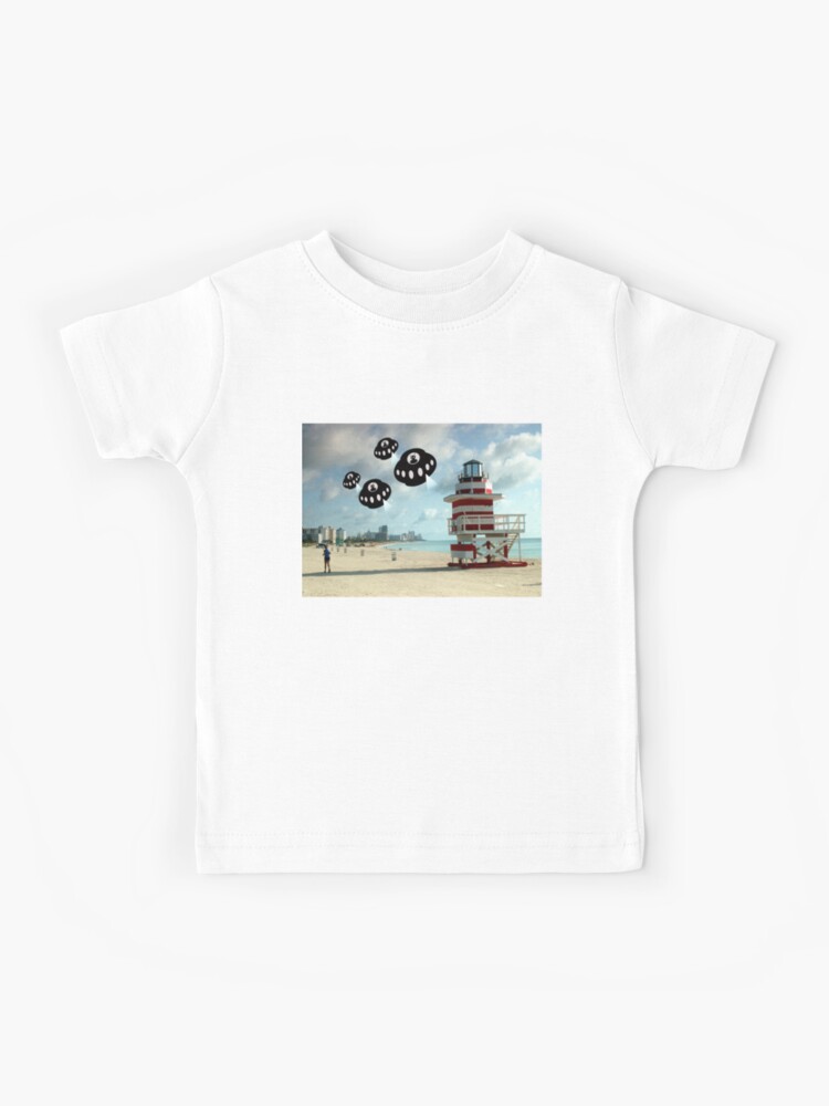 "Aliens invade Miami Beach" Kids T-Shirt for Sale by funkyworm | Redbubble