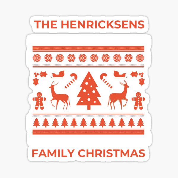 "FAMILY CHRISTMAS " Sticker for Sale by NEWMAN100 | Redbubble