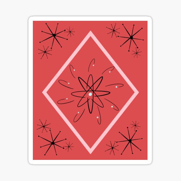 "Atomic Flare" Sticker for Sale by Kas-Schroeder | Redbubble