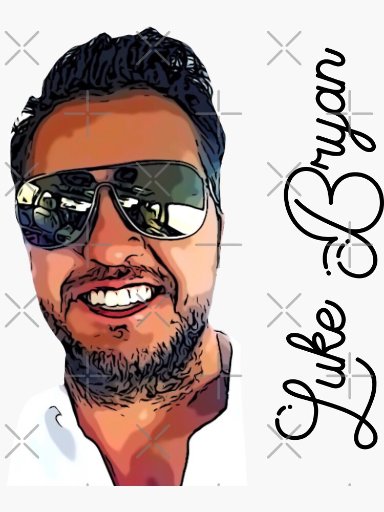 "Luke" Sticker for Sale by Phelps2020 | Redbubble