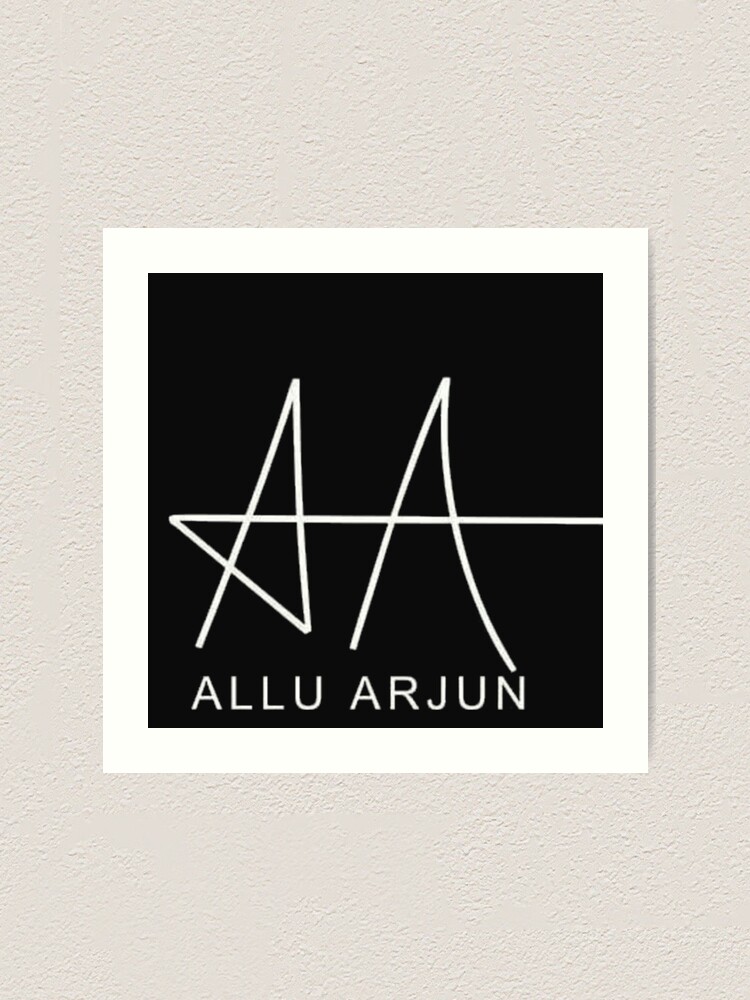"Allu Arjun Logo" Art Print by Bokis | Redbubble