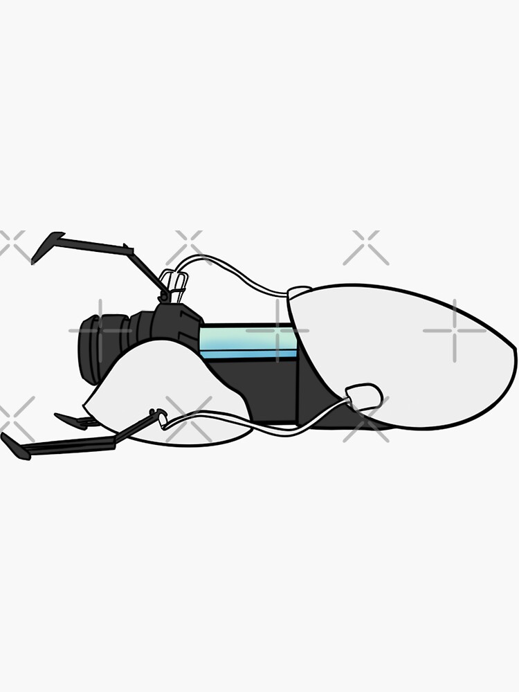 "Portal Gun Blue" Sticker for Sale by maplefoot | Redbubble
