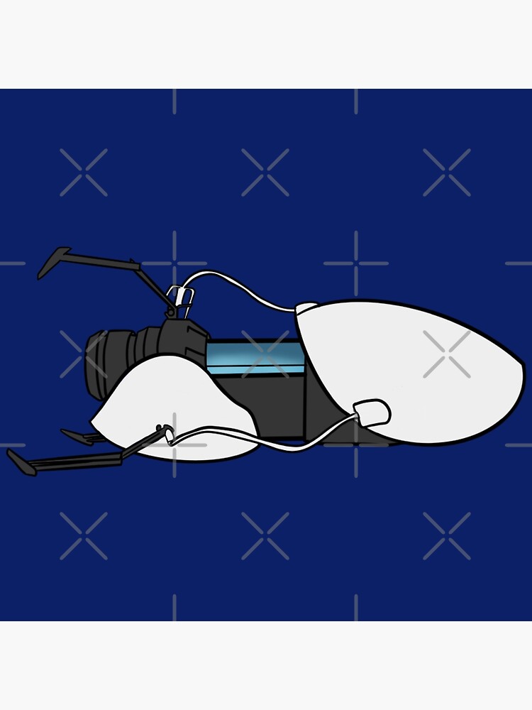 Portal Gun Blue Premium Matte Vertical Poster Designed & Sold By BoSmith