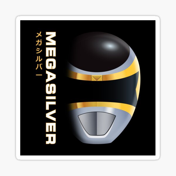 "MegaSilver MegaRanger" Sticker by blackregent | Redbubble