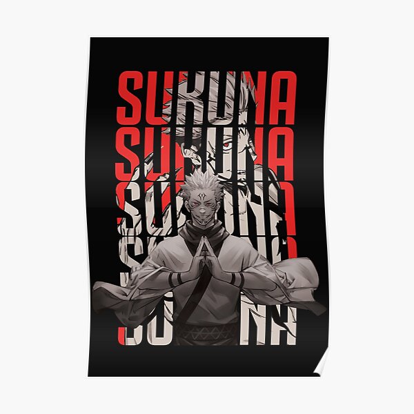 "Sukuna-Jujutsu-Kaisen" Poster von dezain1 | Redbubble