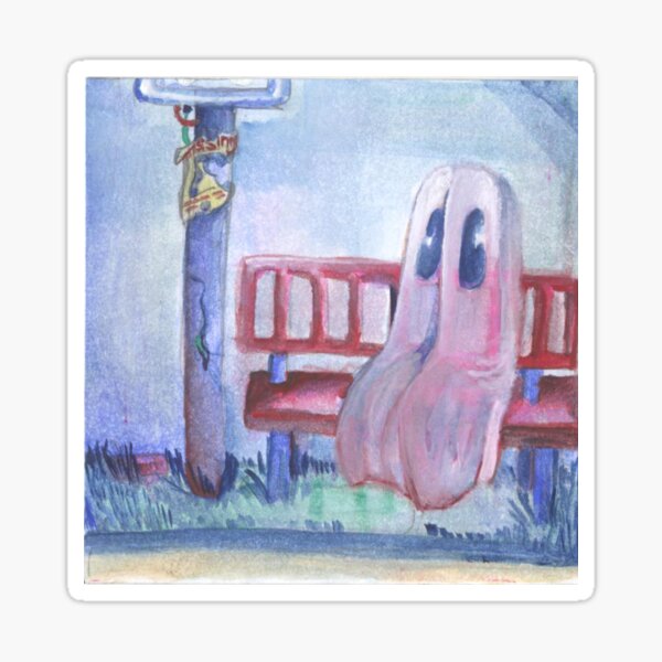 "Ghost Bench" Sticker by N0t-A-Ghst | Redbubble