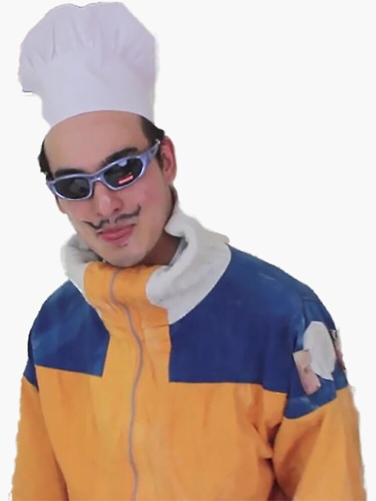 "Filthy Frank Chef" Sticker for Sale by SkyCustoms | Redbubble