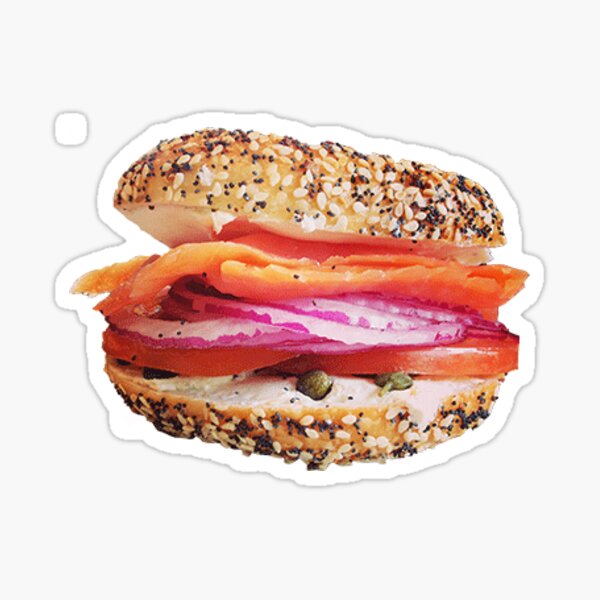 Bagel Stickers | Redbubble