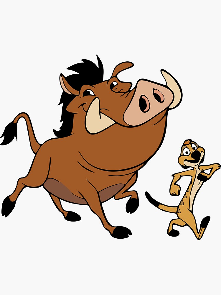 Pegatina «Historieta divertida de Timon & Pumbaa» de AngelinoPegede ...