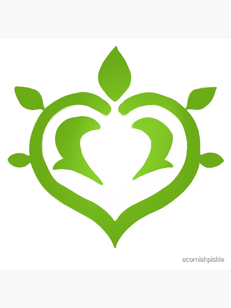 "Genshin Impact Dendro" Art Print by acornishpiskie | Redbubble