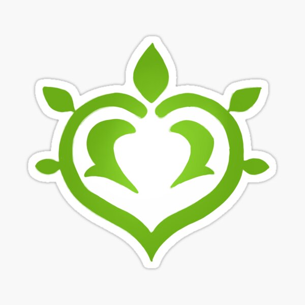 "Genshin Impact Dendro" Sticker for Sale by acornishpiskie | Redbubble