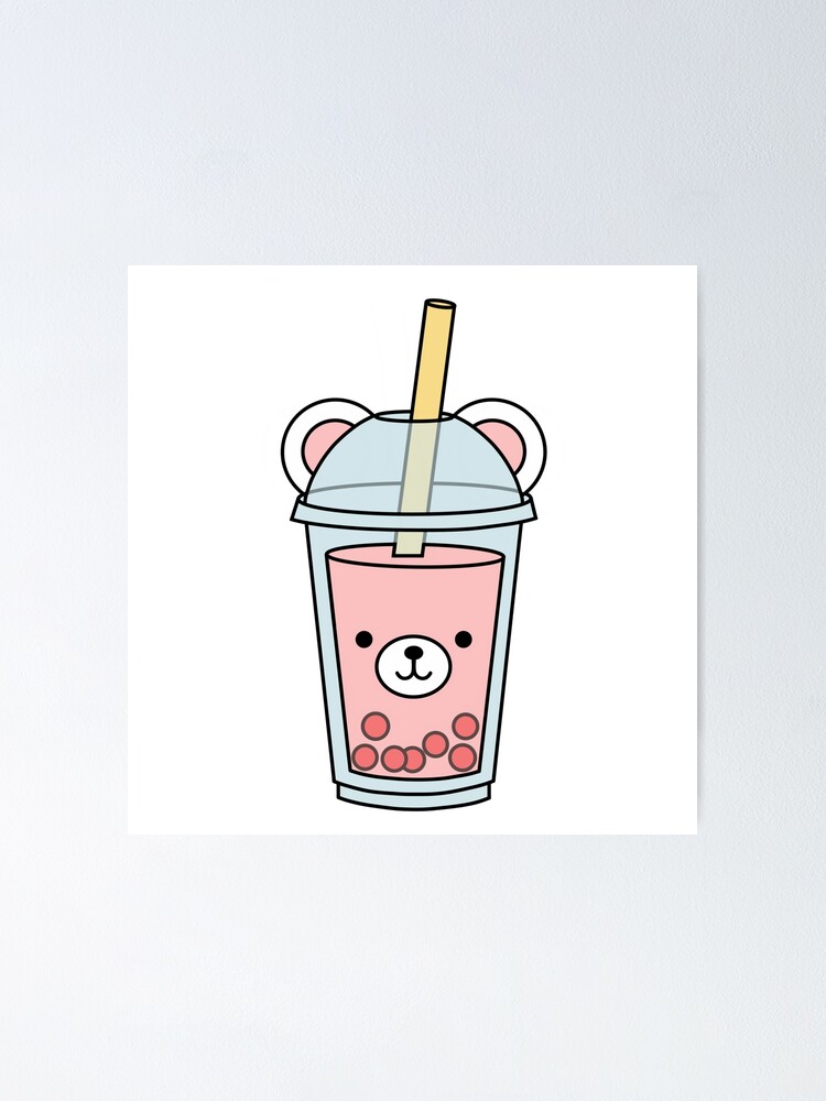 "Boba bear " Poster for Sale by Junglekiten | Redbubble