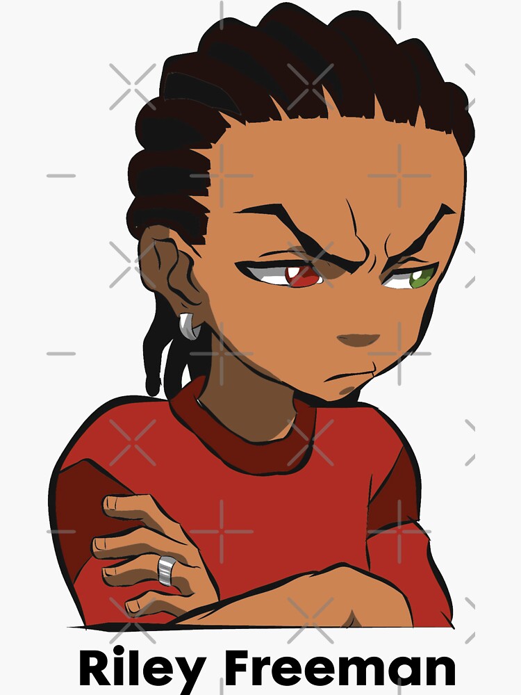 "The Boondocks | Riley Freeman " Sticker for Sale by PabloPatterns ...