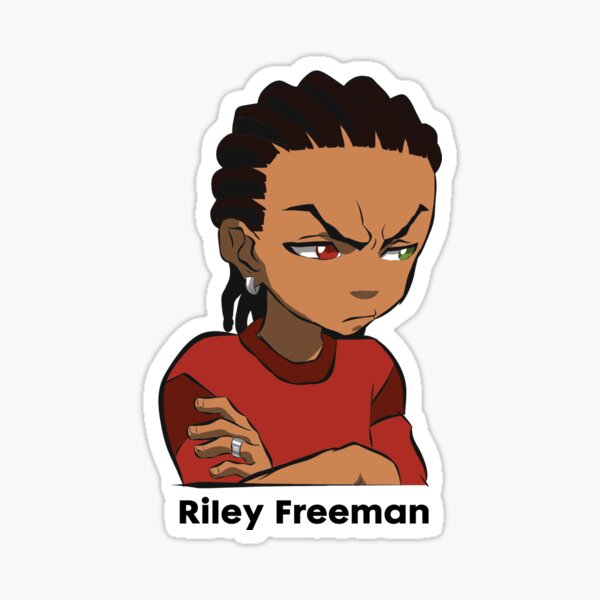 "The Boondocks | Riley Freeman " Sticker for Sale by PabloPatterns ...