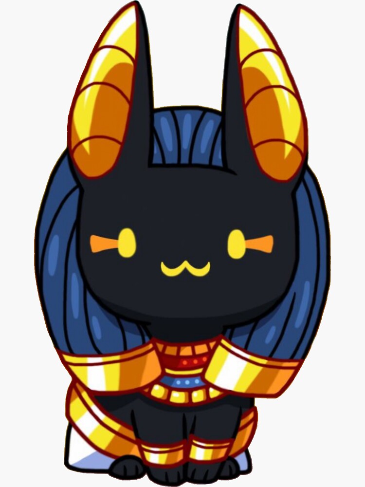 "Anubis Cat" Sticker for Sale by PippinsProducts | Redbubble