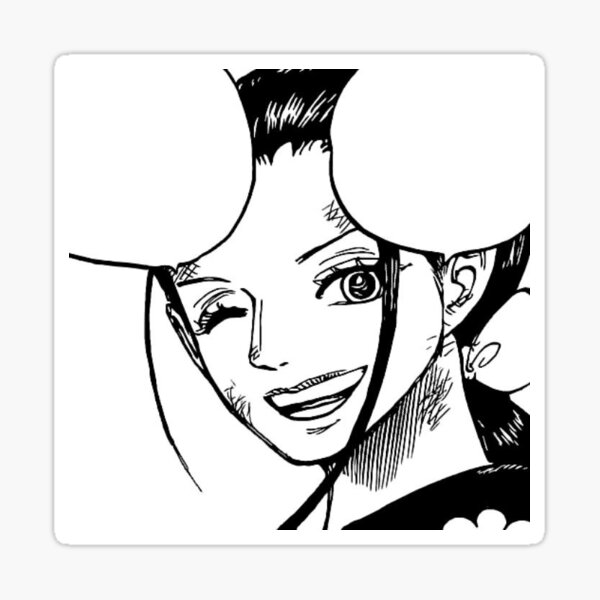"Nico Robin" Sticker for Sale by Lumillioux | Redbubble