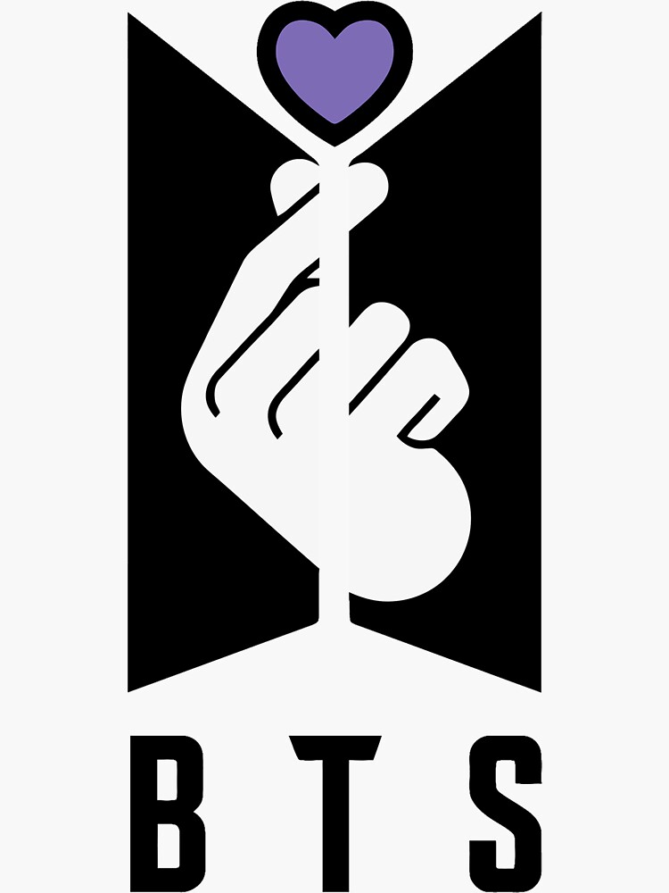 "BTS LOVE - Korean love symbol - Bts Merch" Sticker for Sale by ...