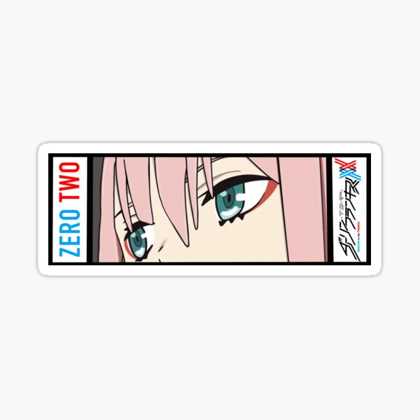 "Zero Two" Sticker by birdyard23 | Redbubble