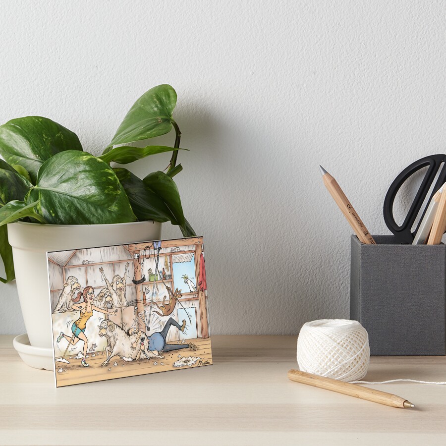 "Shearing The Rams" Poster for Sale by Jed Dunstan | Redbubble