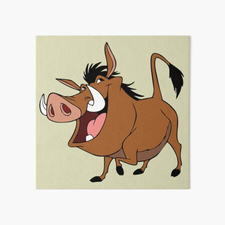 "Pumbaa Lion King Cute" Art Board Print by AngelinoPegede | Redbubble