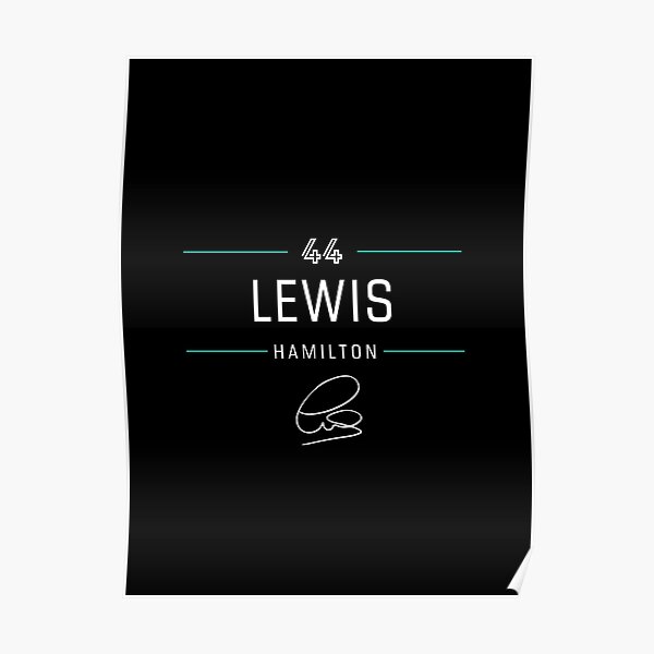 "Lewis Hamilton" Poster for Sale by tema0789 | Redbubble