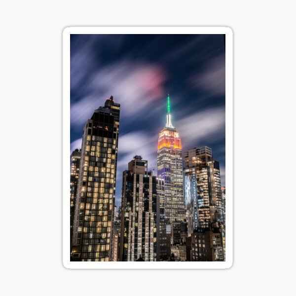 "The city" Sticker by Artlover305 | Redbubble