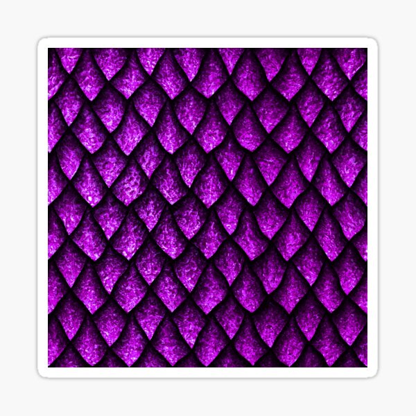 "Dragon Scales Pink" Sticker by Sus-Snail-Co | Redbubble