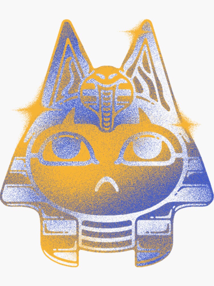"MASK OF ANKHA" Sticker for Sale by Maduabuchim | Redbubble