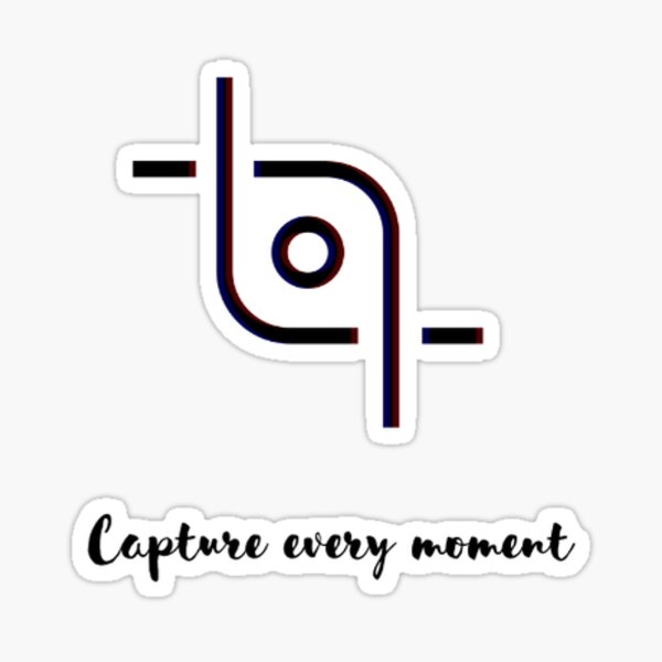 "Capture every moment " Sticker by KWorkshop | Redbubble