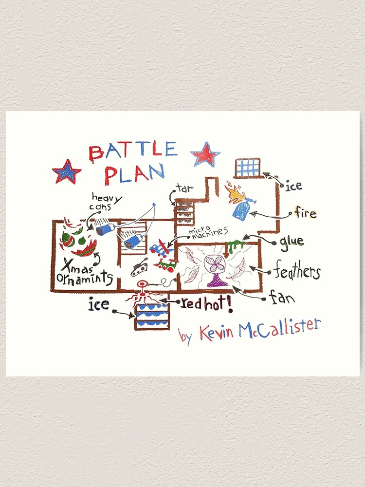 "Kevin's plan (home alone)" Art Print by CAUSANOSTAL | Redbubble