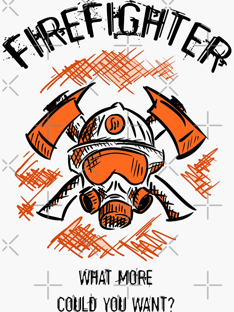 Sticker « Pompier, que demander de plus ? Sapeurs pompiers. Énonciation ...