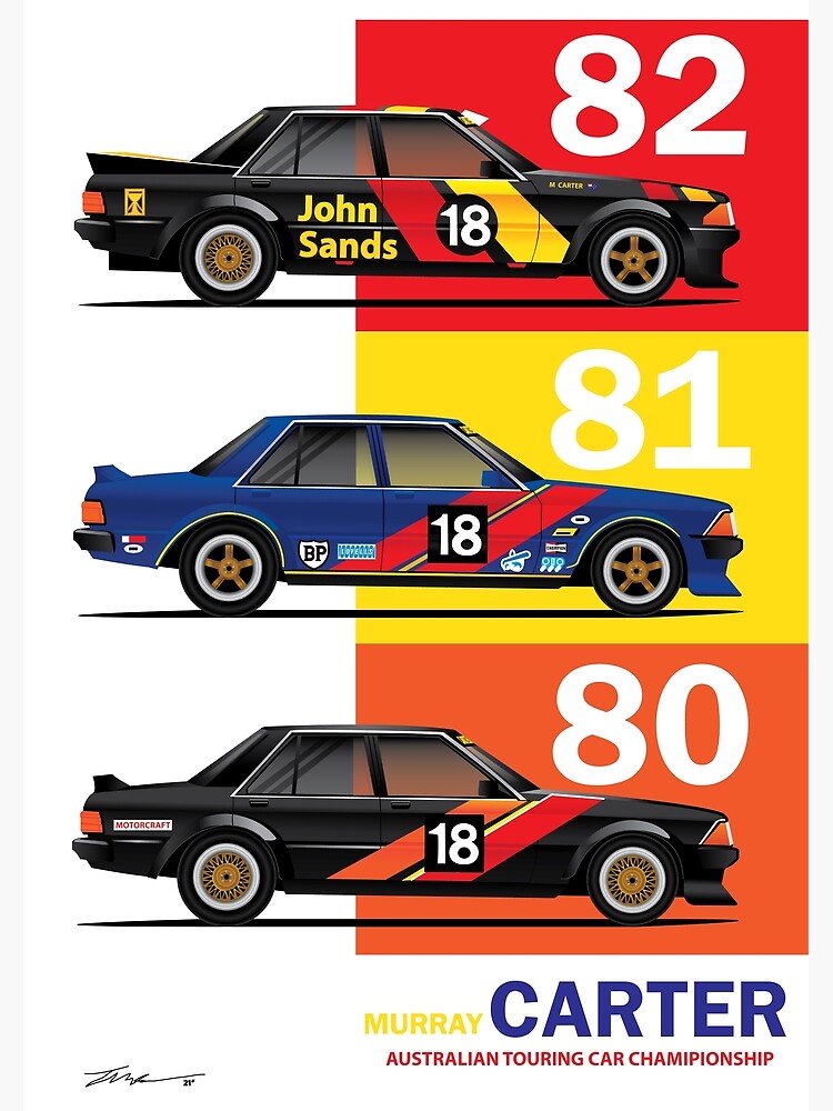 "Murray Carter Ford Falcon" Poster by jrizzle15 | Redbubble