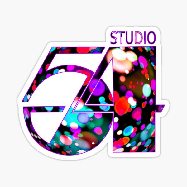 "Studio 54 Club Disco Party New York city" Sticker for Sale by ...