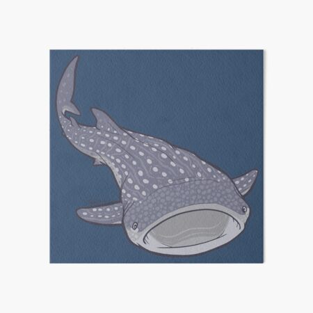 "Whale Shark Gulp Gulp" Art Board Print for Sale by TakMouse | Redbubble