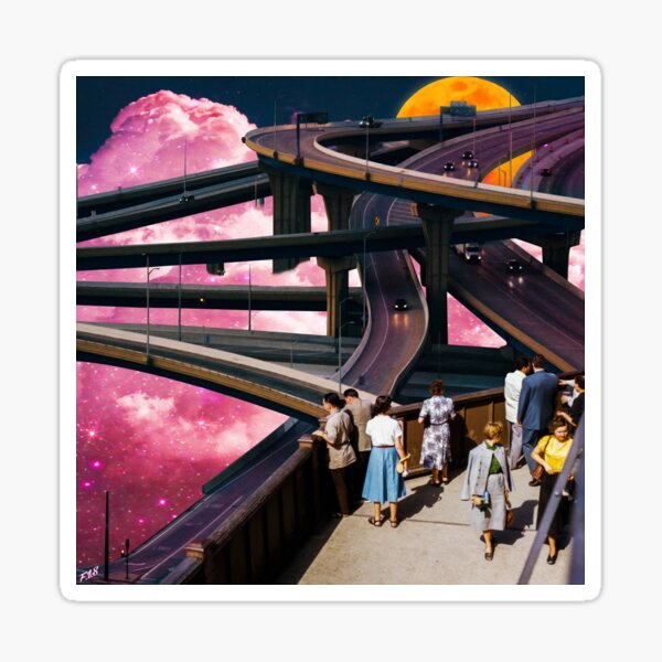 "PATHS" Sticker by FoundInSounds | Redbubble