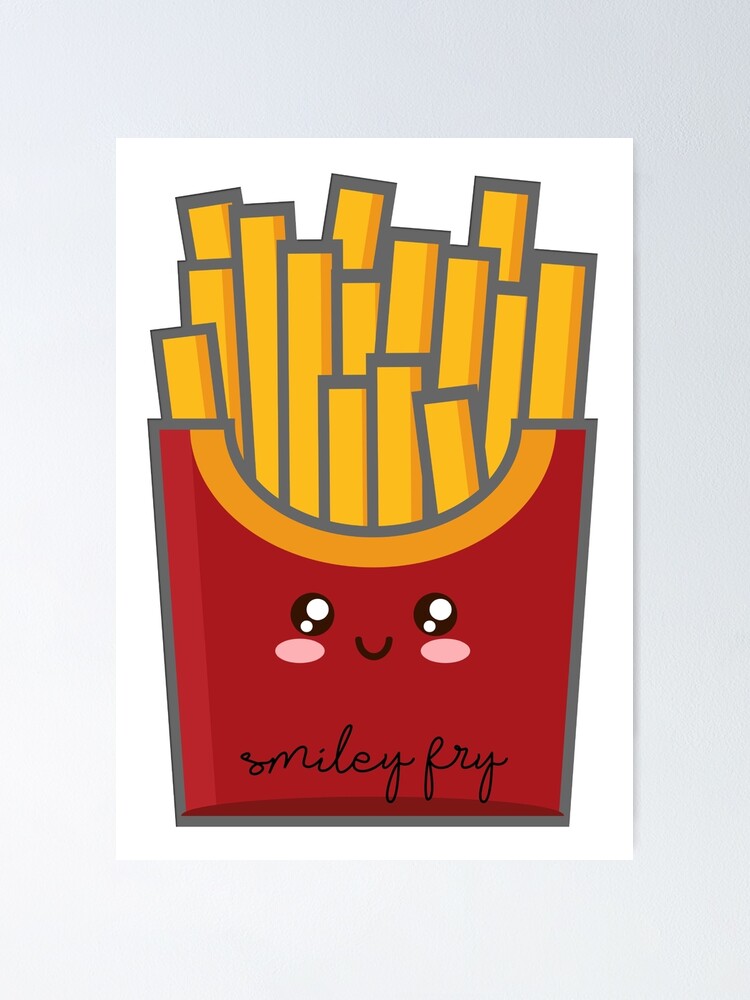 "Smiley Fry" Poster for Sale by Martini-Four | Redbubble