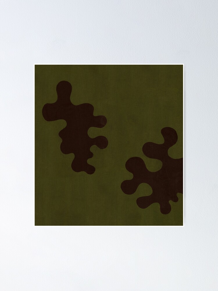 "RKKA amoeba Khaki-brown camouflage soviet russia ww2" Poster for Sale by Laskutinova | Redbubble