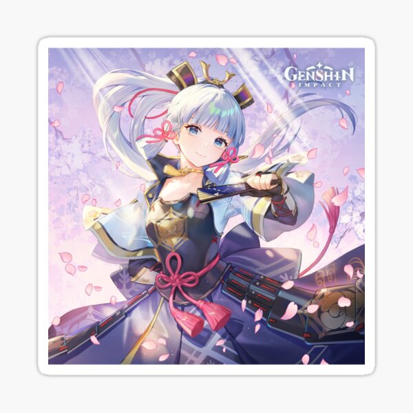 "Ayaka - Genshin Impact " Sticker for Sale by BilibiliStudio | Redbubble