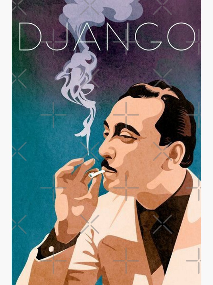 "Django Reinhardt Poster" Sticker for Sale by ErgaOmnes | Redbubble