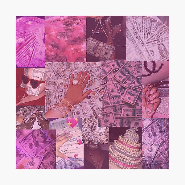 "Pink Money Aesthetic" Photographic Print for Sale by JayinJewels ...