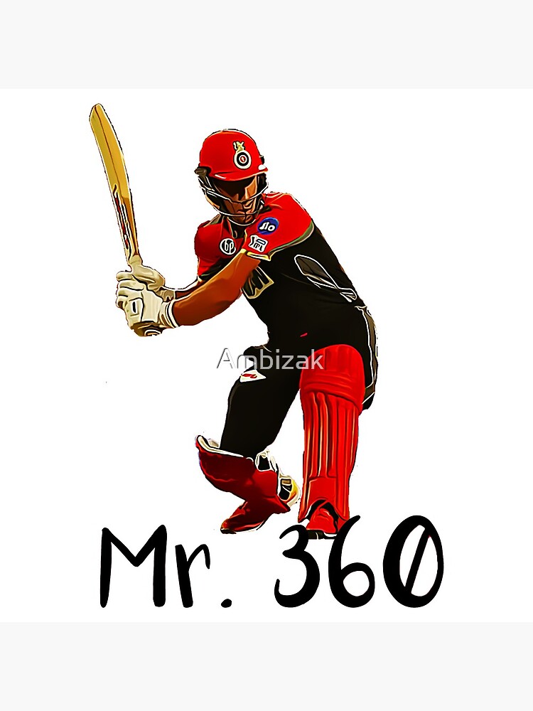 "Ab De Villiers Mr 360" Poster for Sale by Ambizak | Redbubble