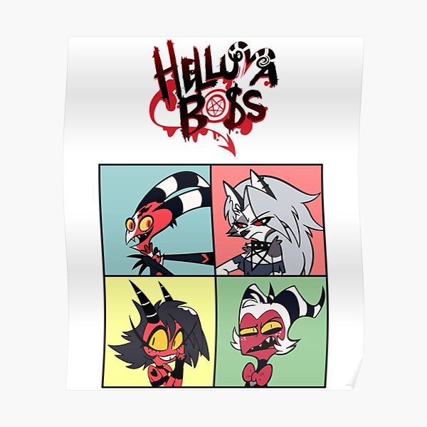 "Helluva Boss Square-Frame Design " Poster for Sale by Theodoreshop ...