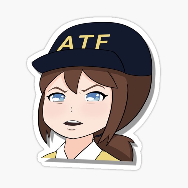 "ATF Girl" Sticker for Sale by CarsNStuff | Redbubble