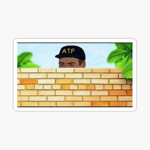 "ATF Guy " Sticker for Sale by CarsNStuff | Redbubble