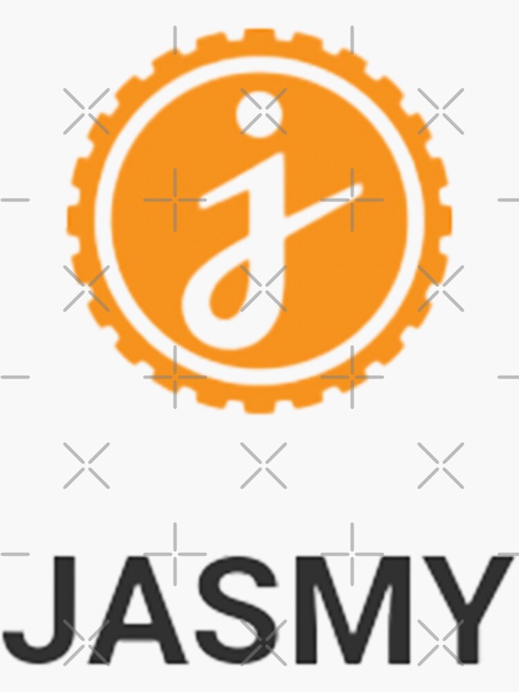 "Jasmycoin Jasmy Logo" Sticker for Sale by ProdCyArt | Redbubble